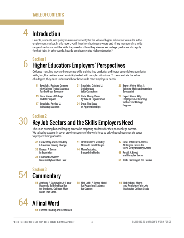 Building Tomorrows Work Force The Chronicle Of Higher Education