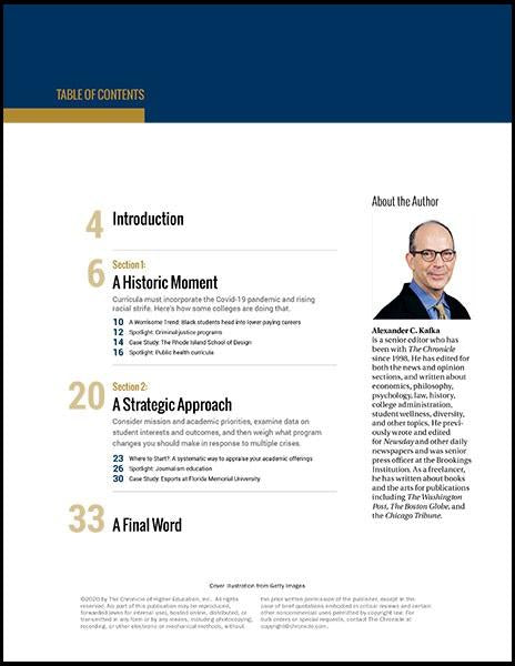 A Curriculum That Matters | The Chronicle of Higher Education ...